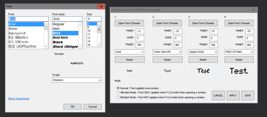 REAPER Readers - Analog Dessert